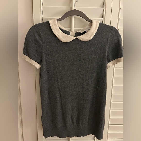LOFT | Sweaters | Loft Soft Sweater Peter Pan Collar | Poshmark